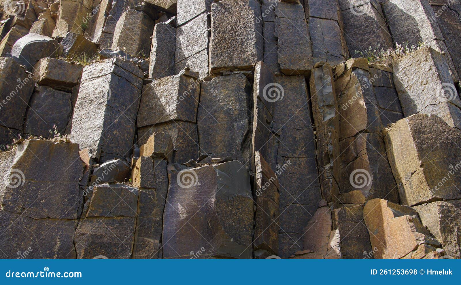Basalt stones stock photo. Image of quarry, abstract - 261253698