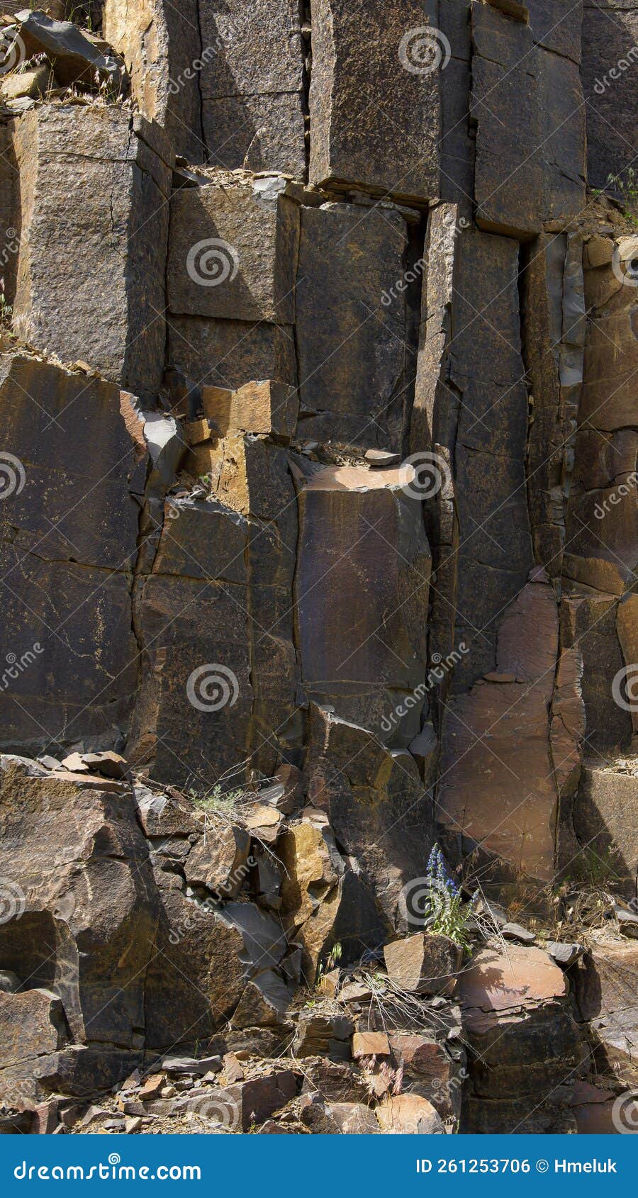 Basalt stones stock photo. Image of environment, industry - 261253706