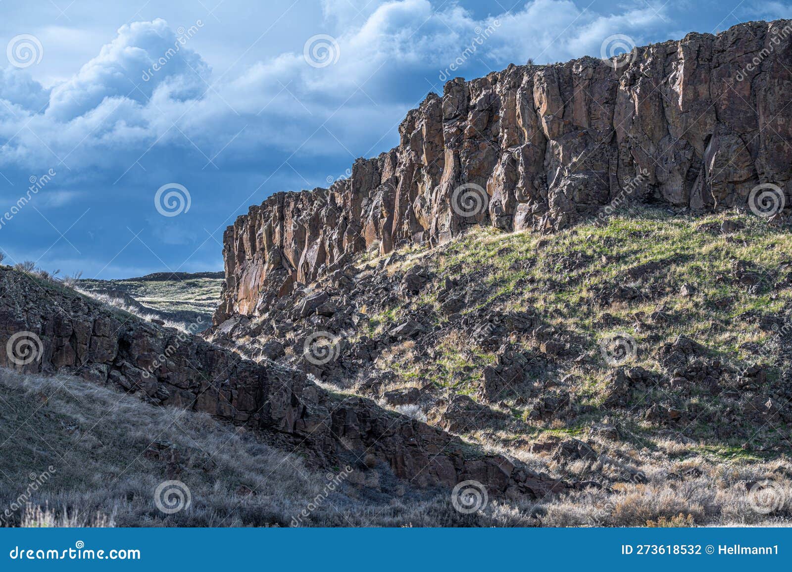 Basalt Structures stock photo. Image of spring, nature - 273618532