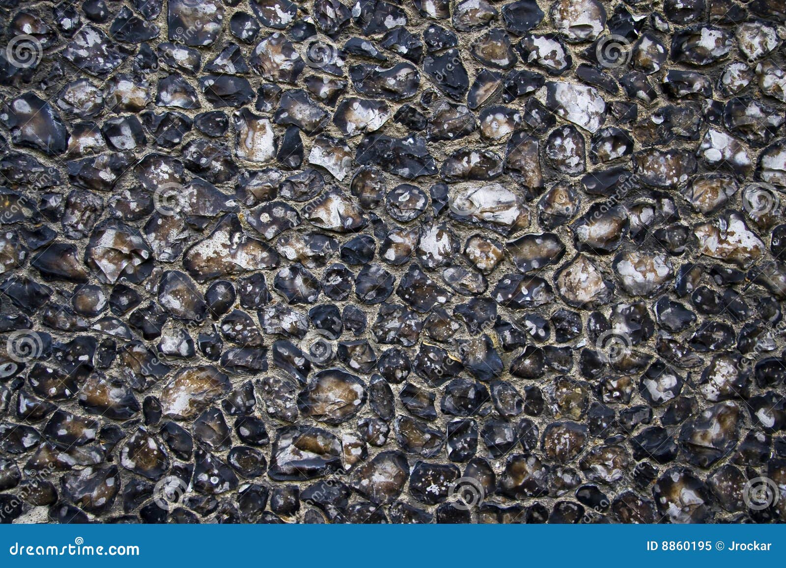 Chipped Obsidian Stone With Cavity Inside, Sharp Cracks Flint Stock ...