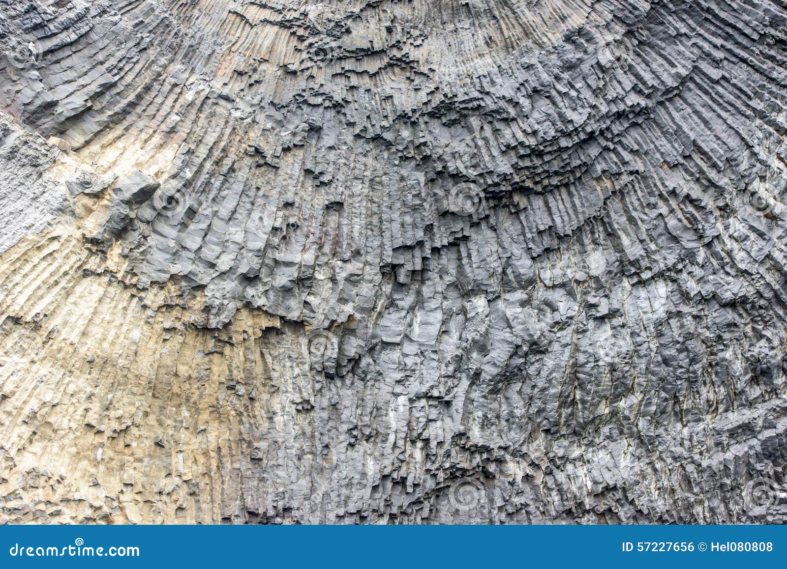 Basalt Wall Iceland stock photo. Image of colors, basalt - 57227656