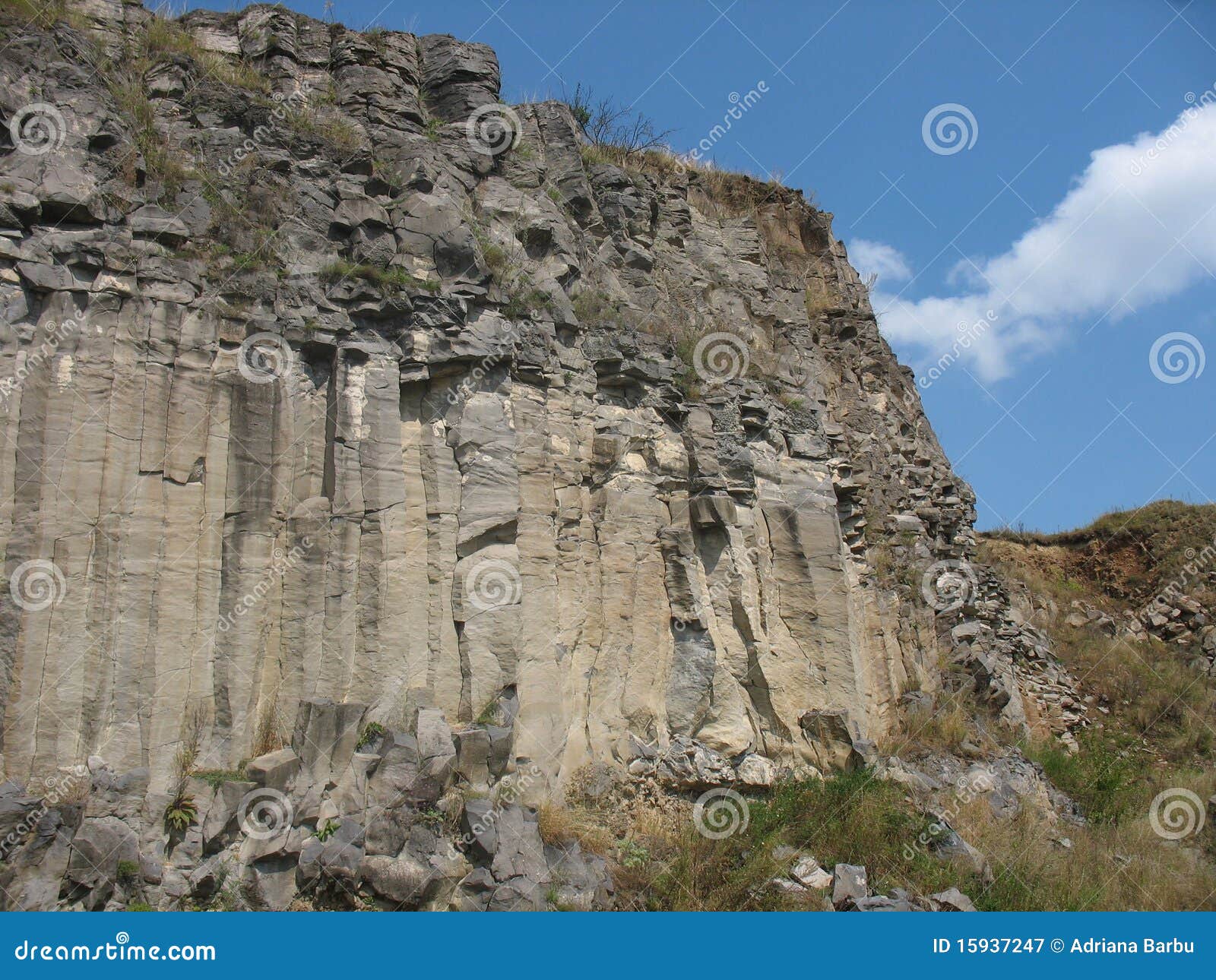 Basaltic columns stock image. Image of material, natural - 15937247