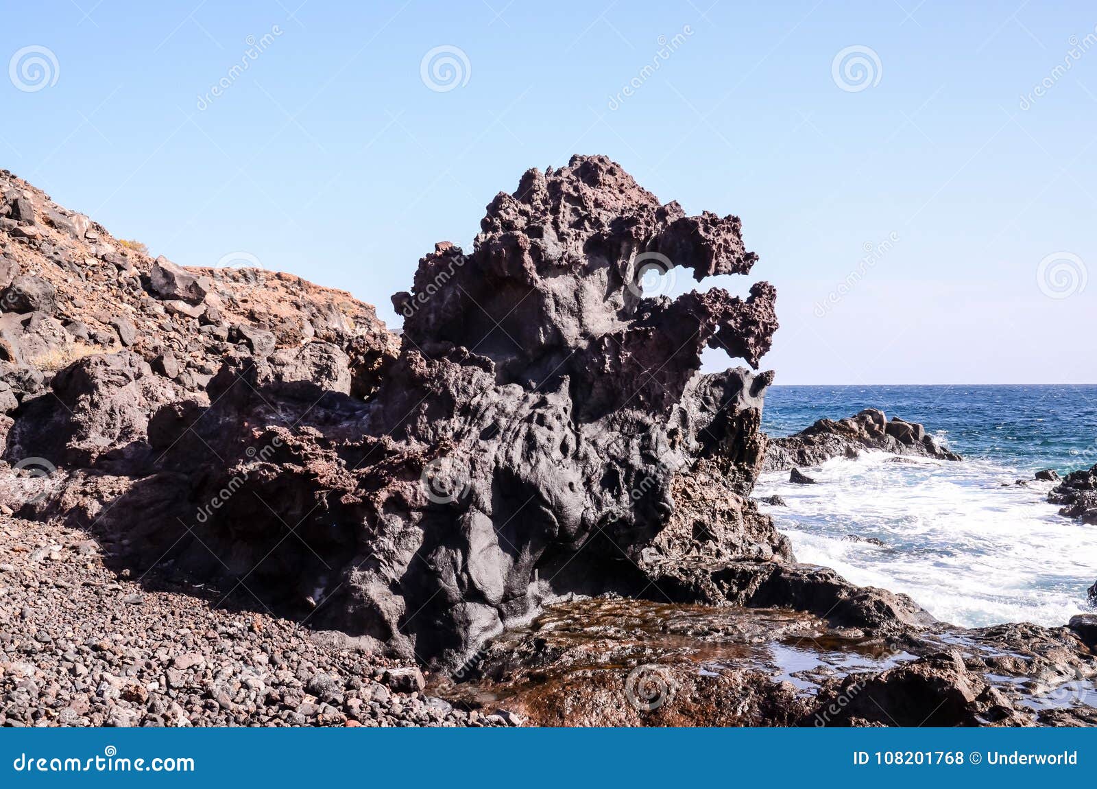 Basaltic Lava Formation Royalty-Free Stock Photo | CartoonDealer.com ...