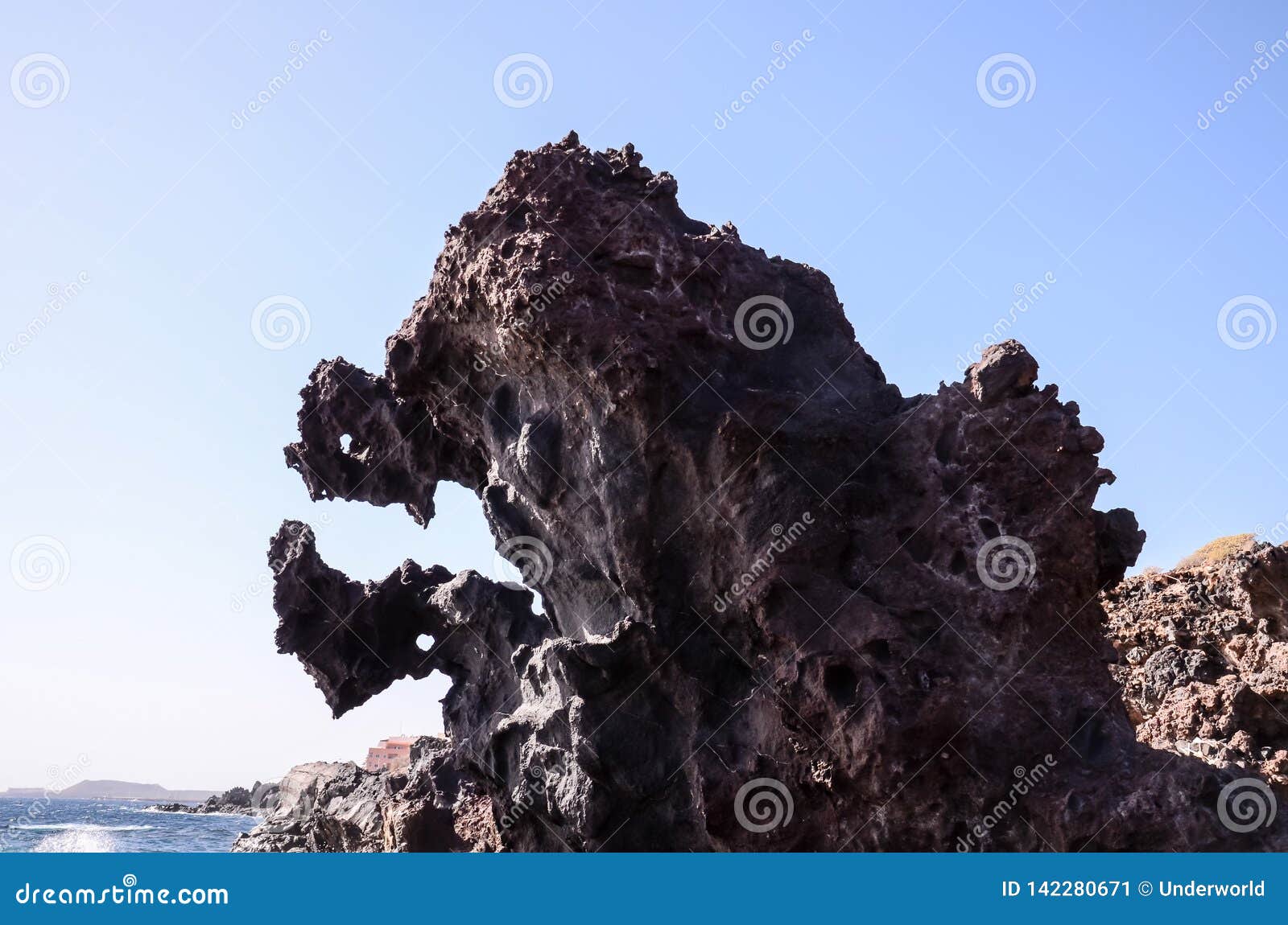 Basaltic Lava Formation stock image. Image of natural - 142280671