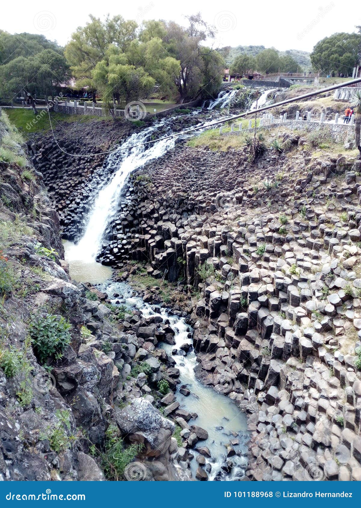 Basaltic prisms stock photo. Image of prisms, waterfall - 101188968