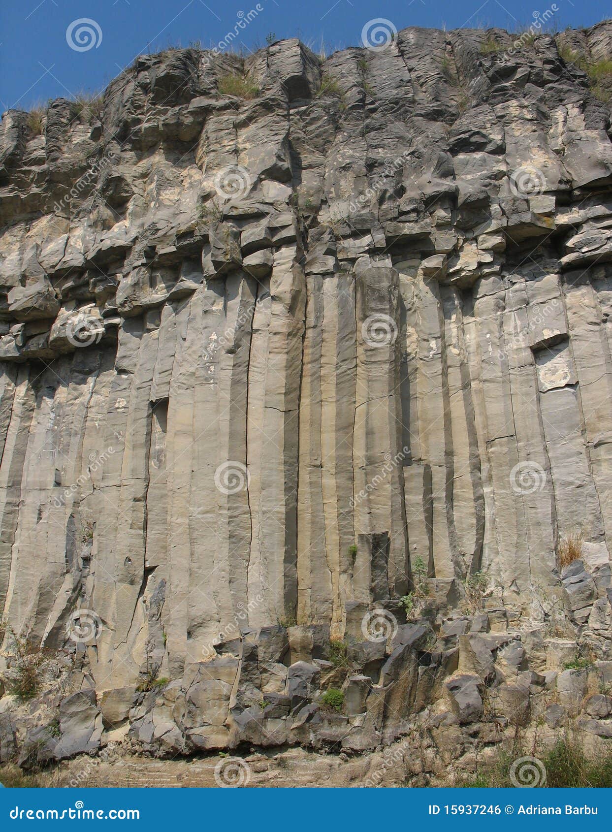 Basaltic Wall stock photo. Image of gray, stone, racos - 15937246