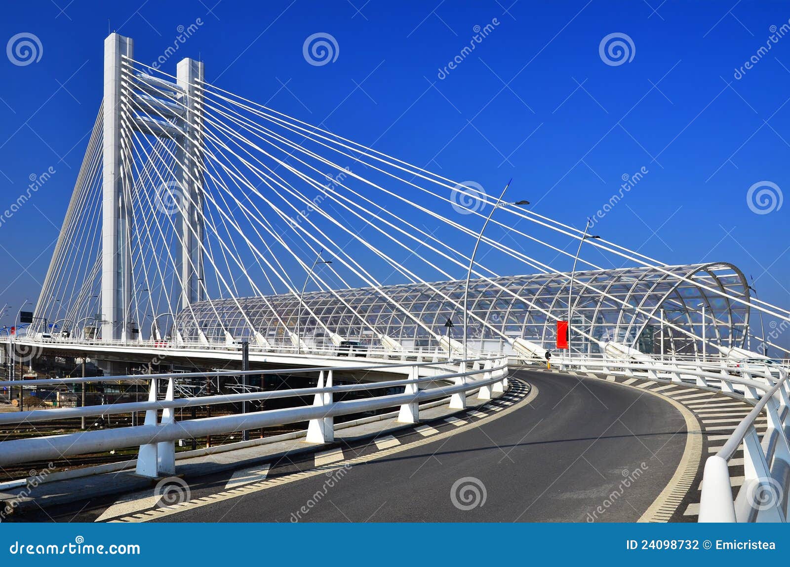 Basarab Overpass Brigde in Bucharest, Romania Stock Photo - Image of ...