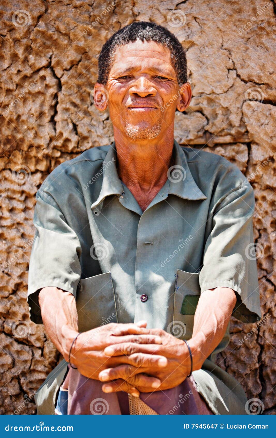 Basarwa man stock image. Image of poverty, life, beautiful - 7945647