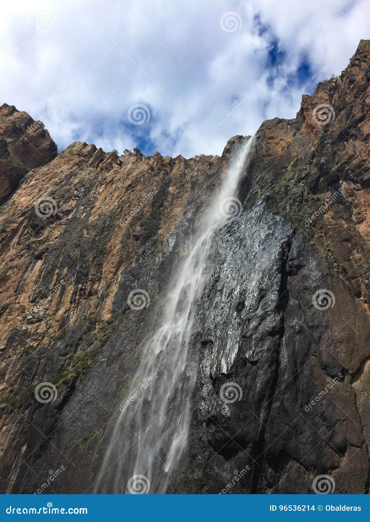 Basaseachi Waterfall stock photo. Image of shot, chihuahua - 96536214
