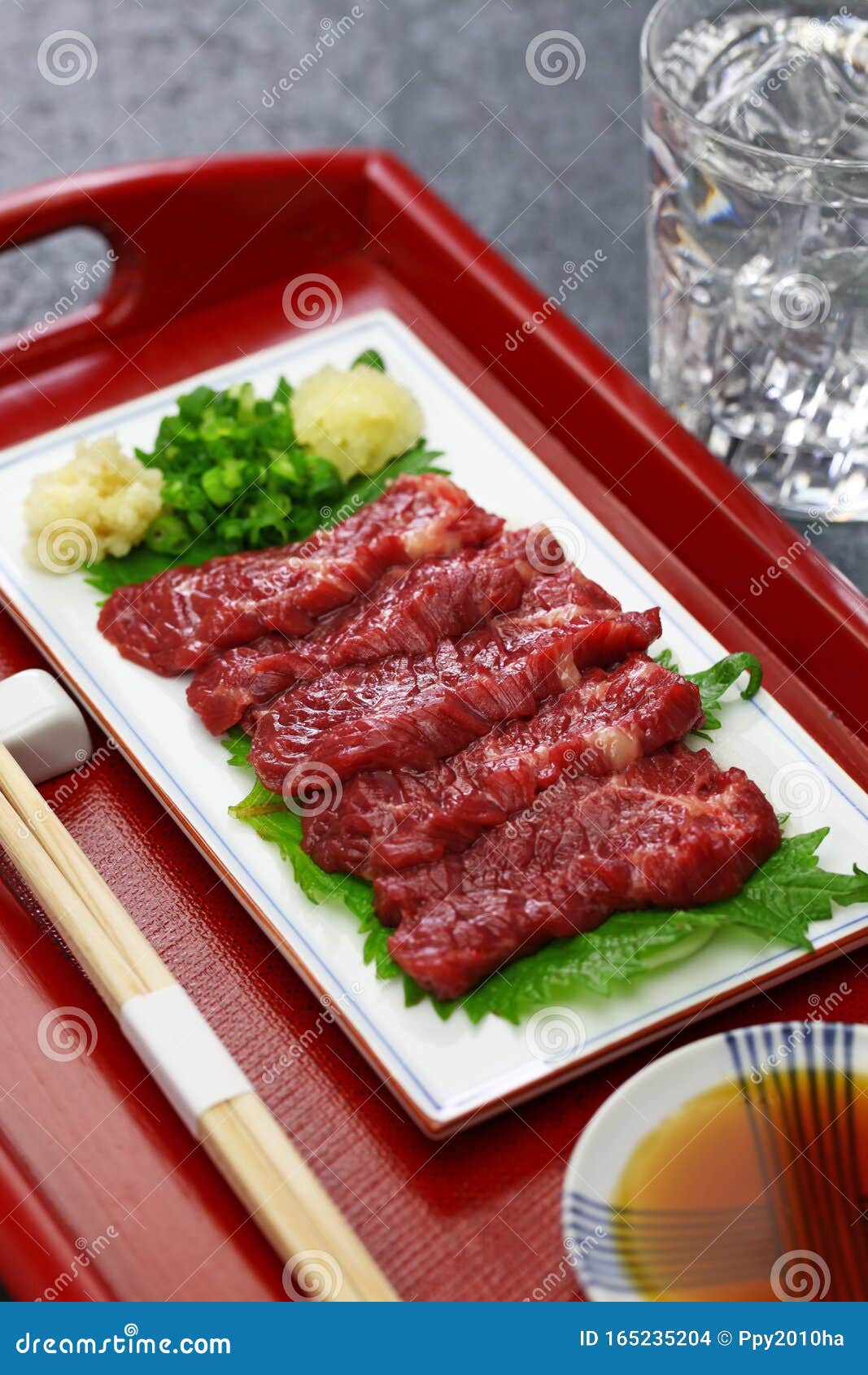 Basashi, japanese cuisine stock photo. Image of diet - 165235204