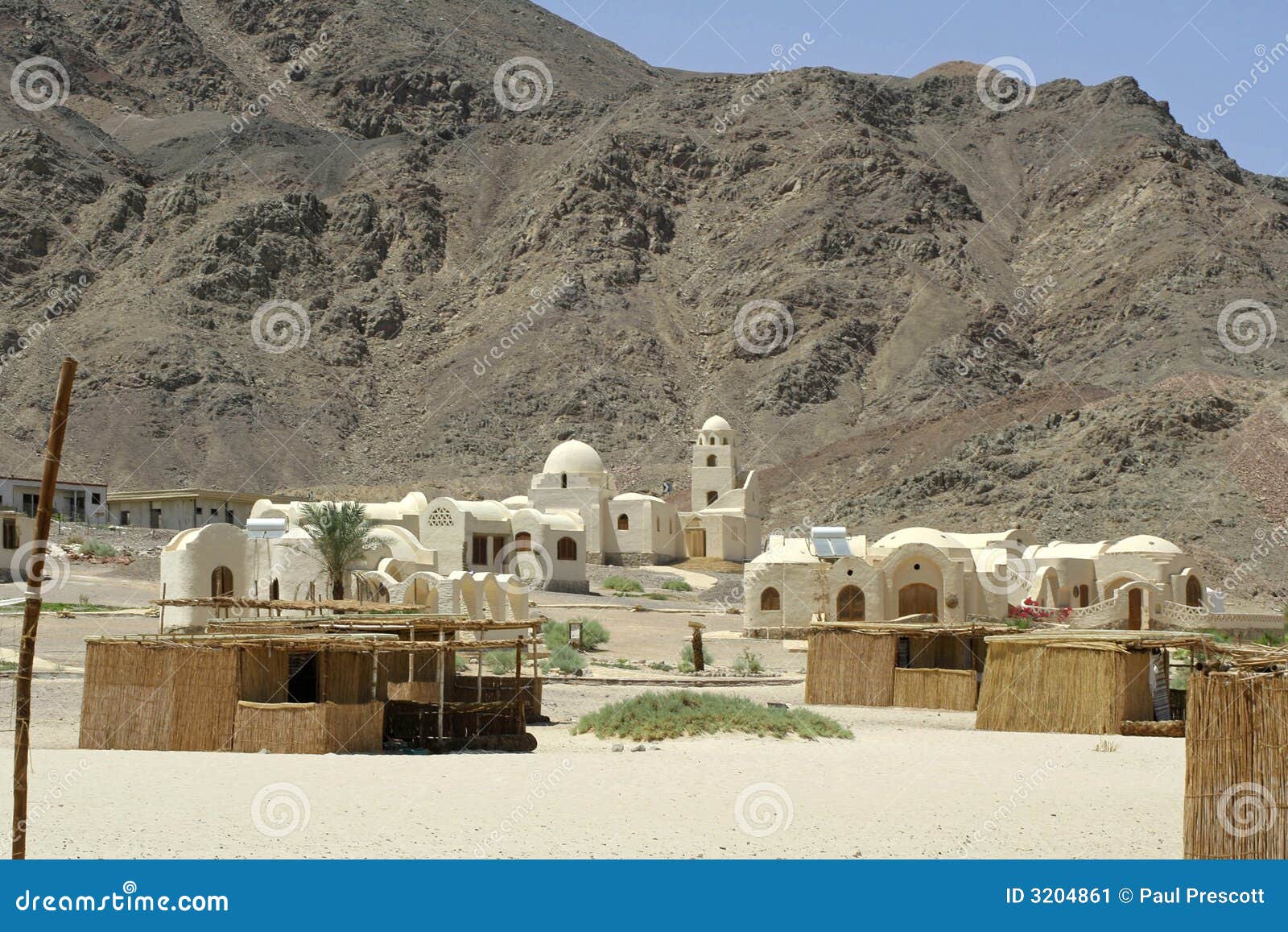 Basata eco resort stock image. Image of home, basata, sinai - 3204861