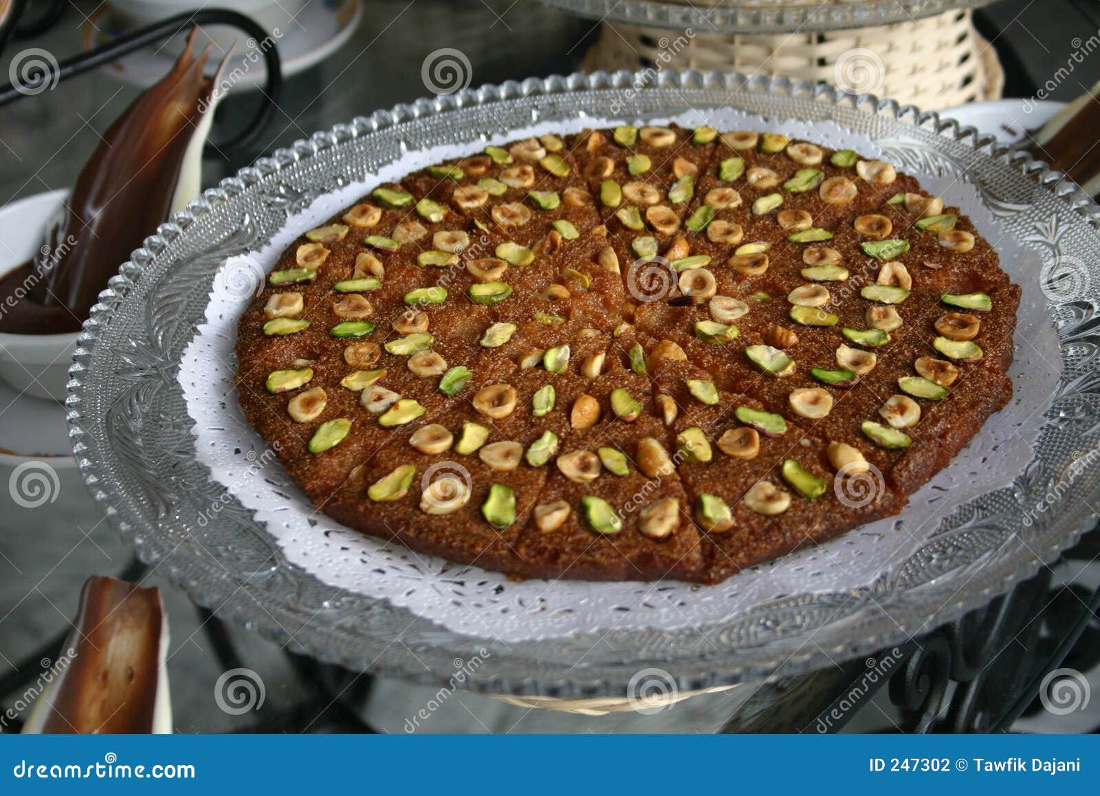 Basbousa stock photo. Image of egypt, lebanon, east, restaurant - 247302