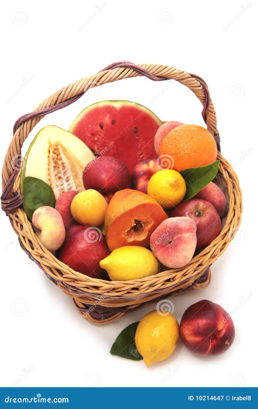 Bascket of fruits stock image. Image of basket, health - 10214647