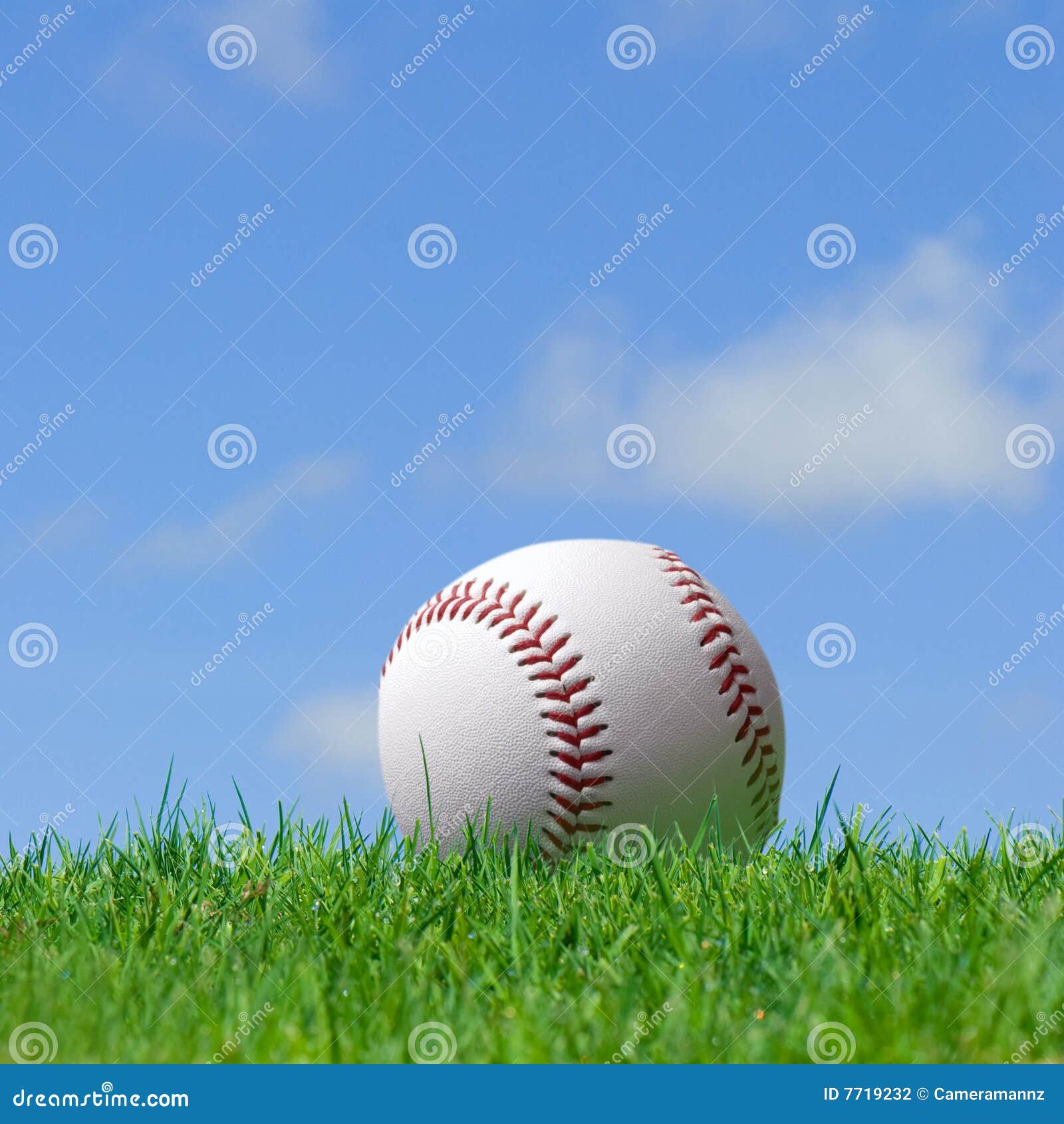 Base ball stock photo. Image of baseball, blue, summer - 7719232