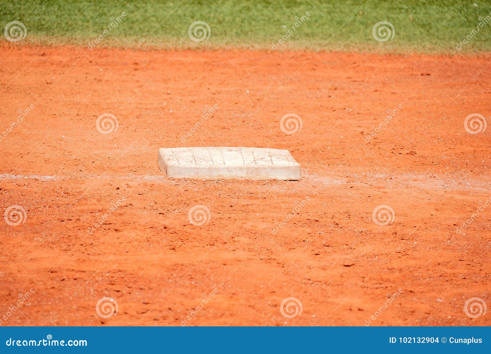 Base in baseball field stock photo. Image of baseball - 102132904