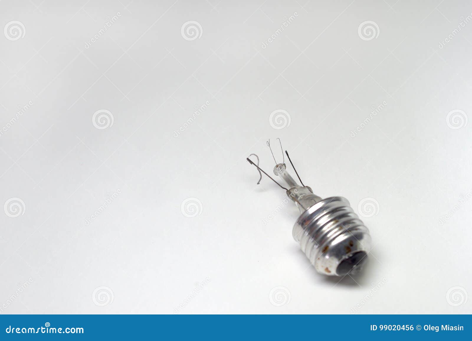 The Base of the Broken Bulb Stock Photo - Image of concept, element ...