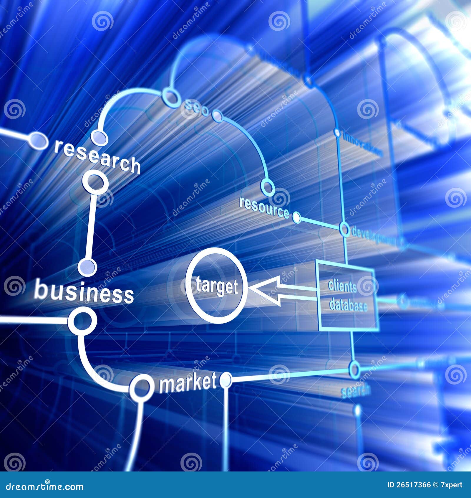 Base de dados do conceito ilustração stock. Ilustração de ...