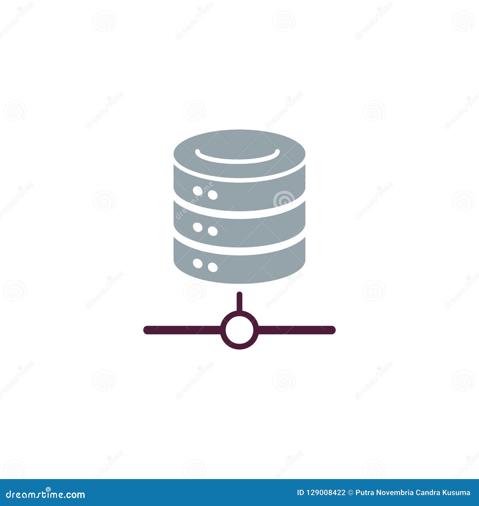 Base De Dados De Rede Logo Icon Design Ilustração do Vetor - Ilustração ...