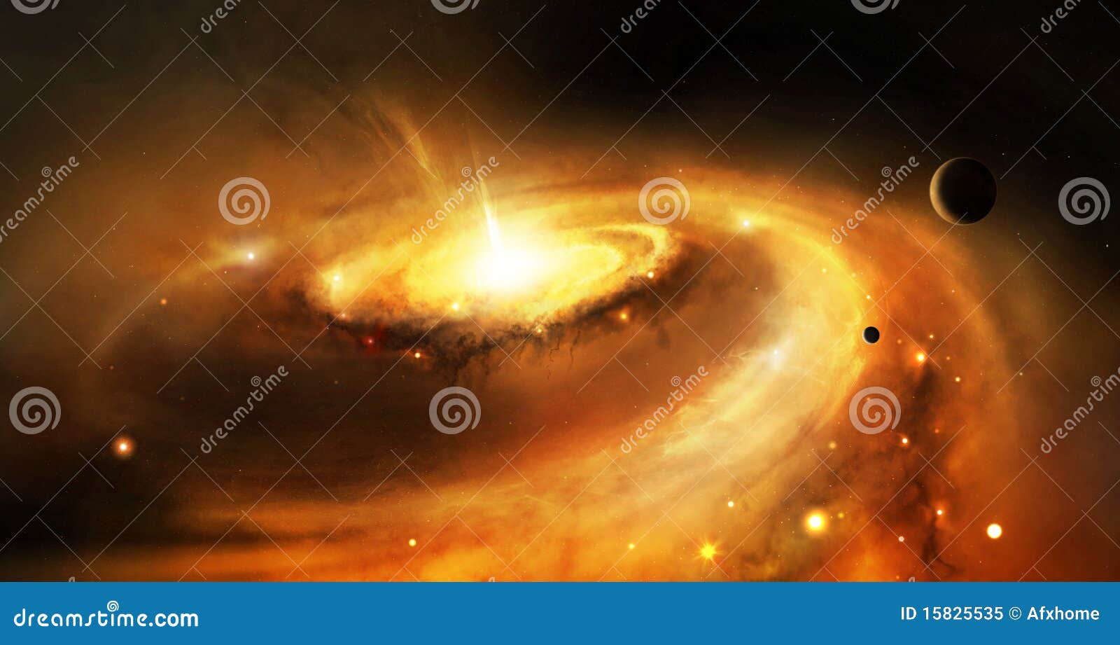 Base De La Galaxia En Espacio Stock de ilustración - Ilustración de ...