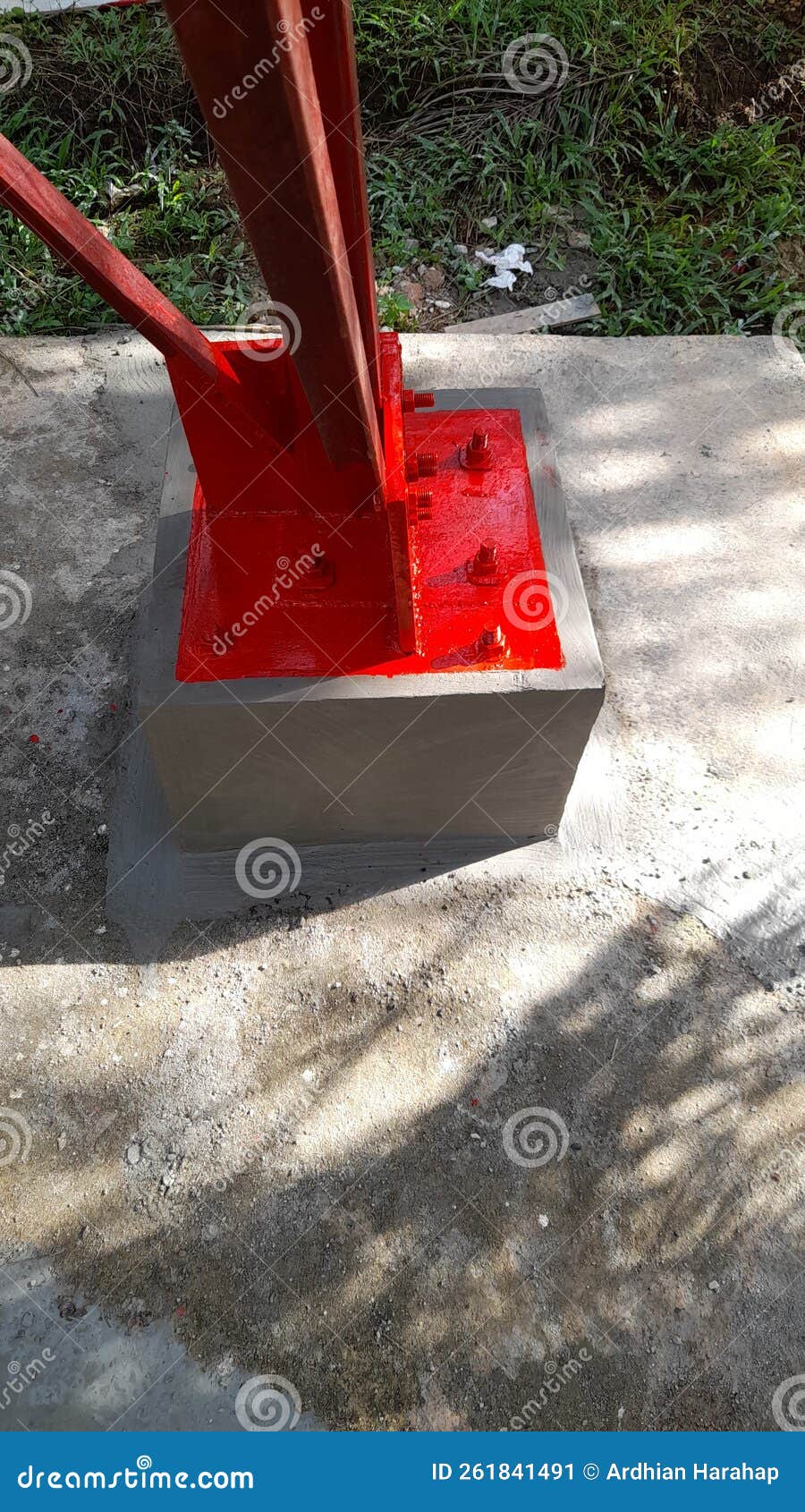 The Base Foot Plate of Tower Stock Image - Image of prov, riau: 261841491