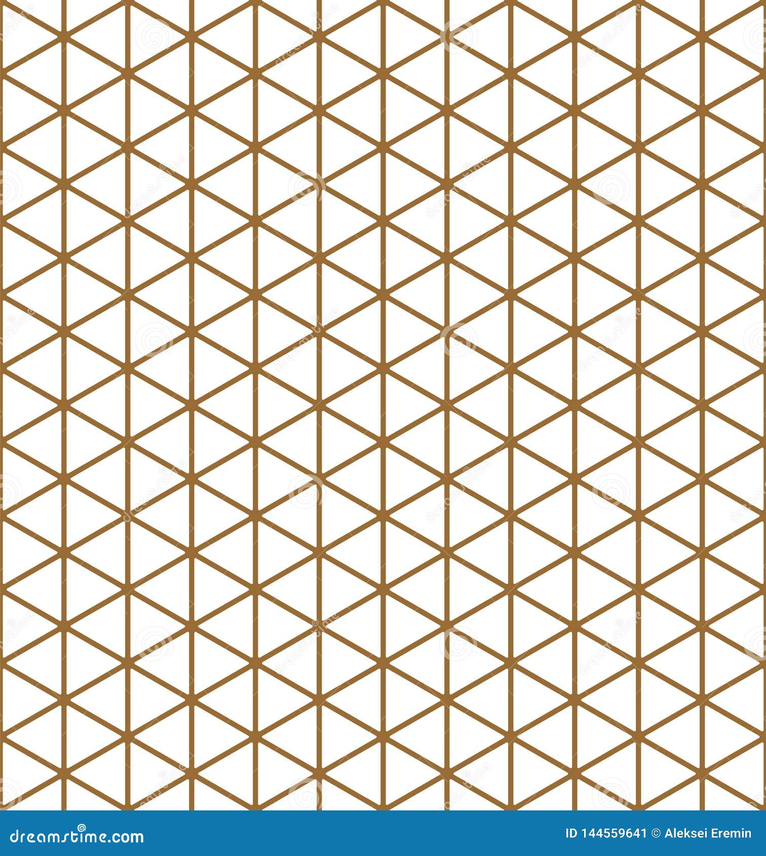 Base Grid Mitsukude for Patterns Kumiko.Brown Color Stock Vector ...