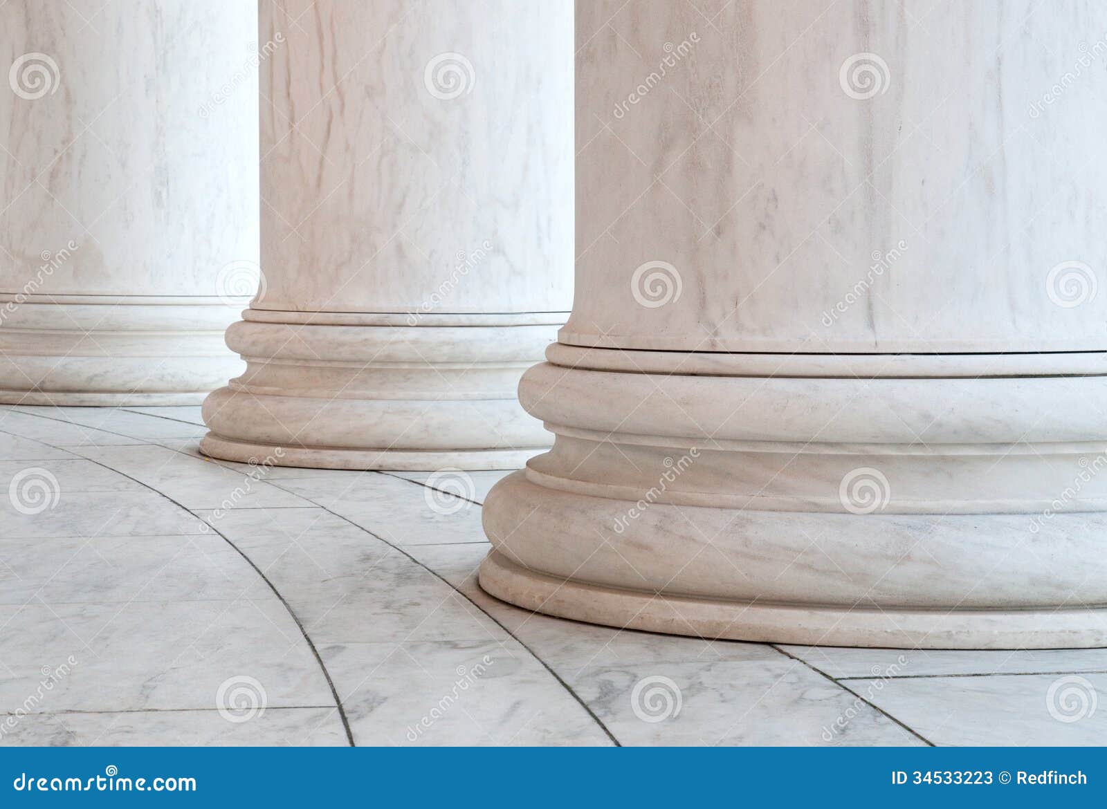 Base of Ionic Columns in Washington DC Stock Image - Image of ...
