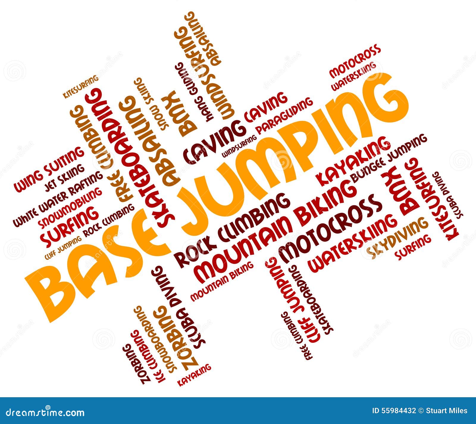 Base Jumping Indicates Word Parachuting and Text Stock Illustration ... Base Jumping Indicates Word Parachuting and Text Stock Illustration ...