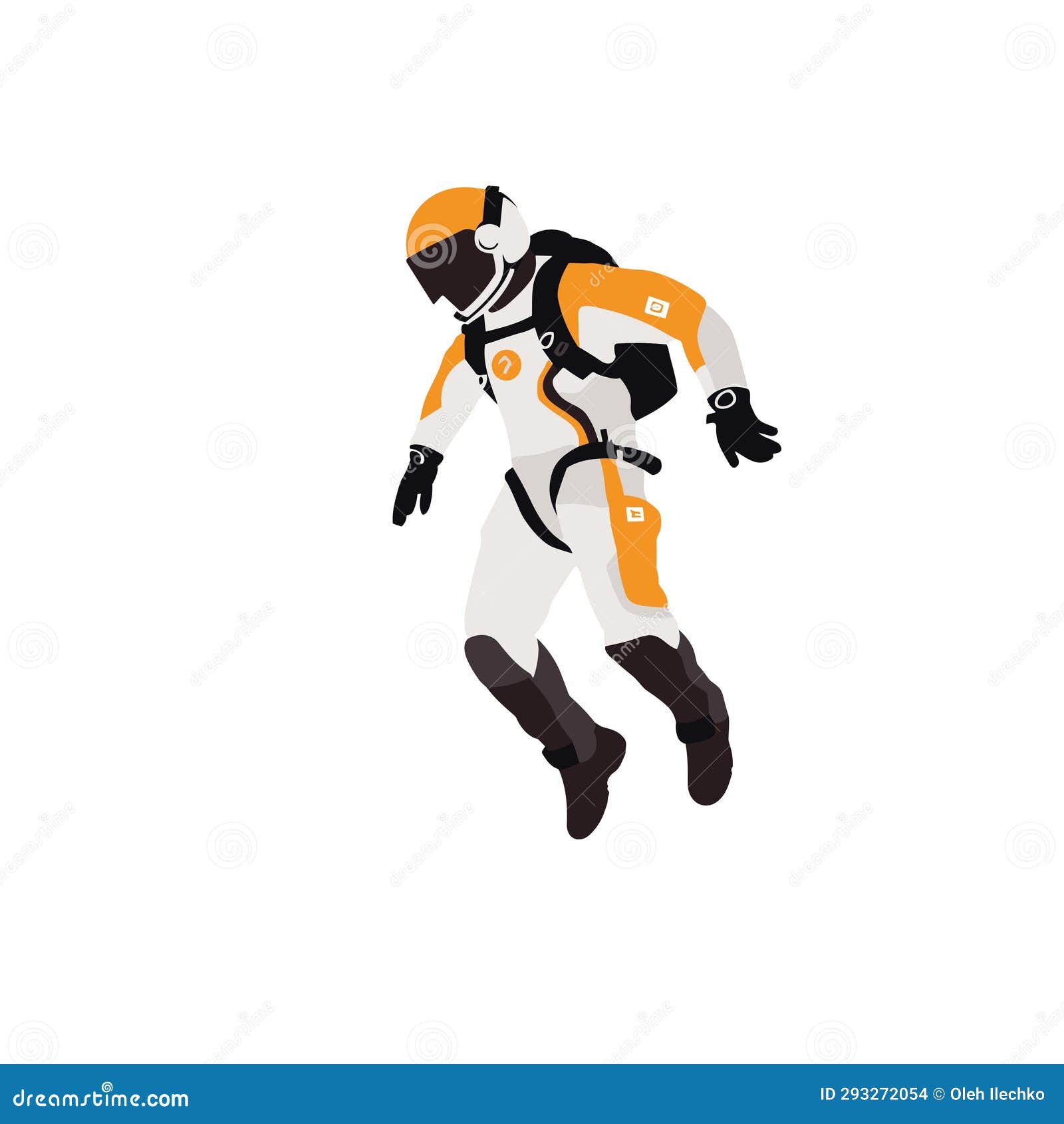 BASE Jumping Vector Flat Minimalistic Isolated Illustration Stock ...