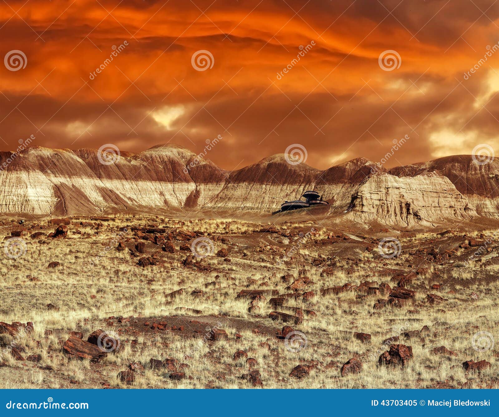 Base on Mars. Abstract Natural Design Looking Like Martian Surface ...