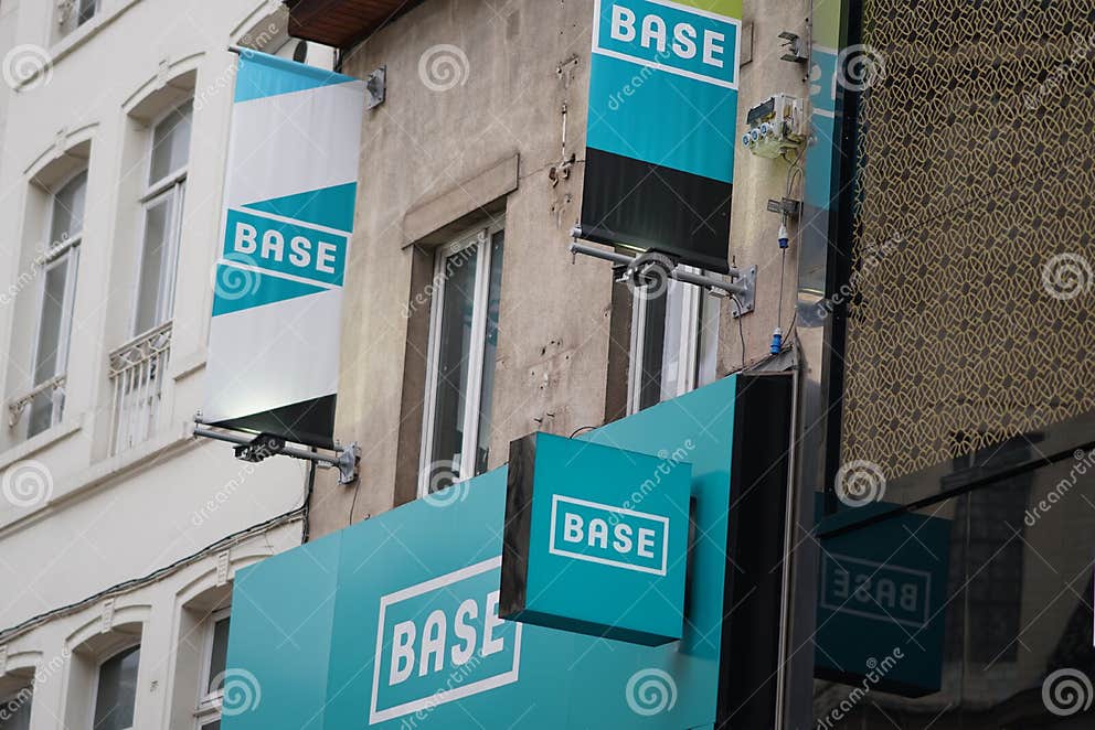 Base Mobile Telecommunications Operator Logo Editorial Photography ...