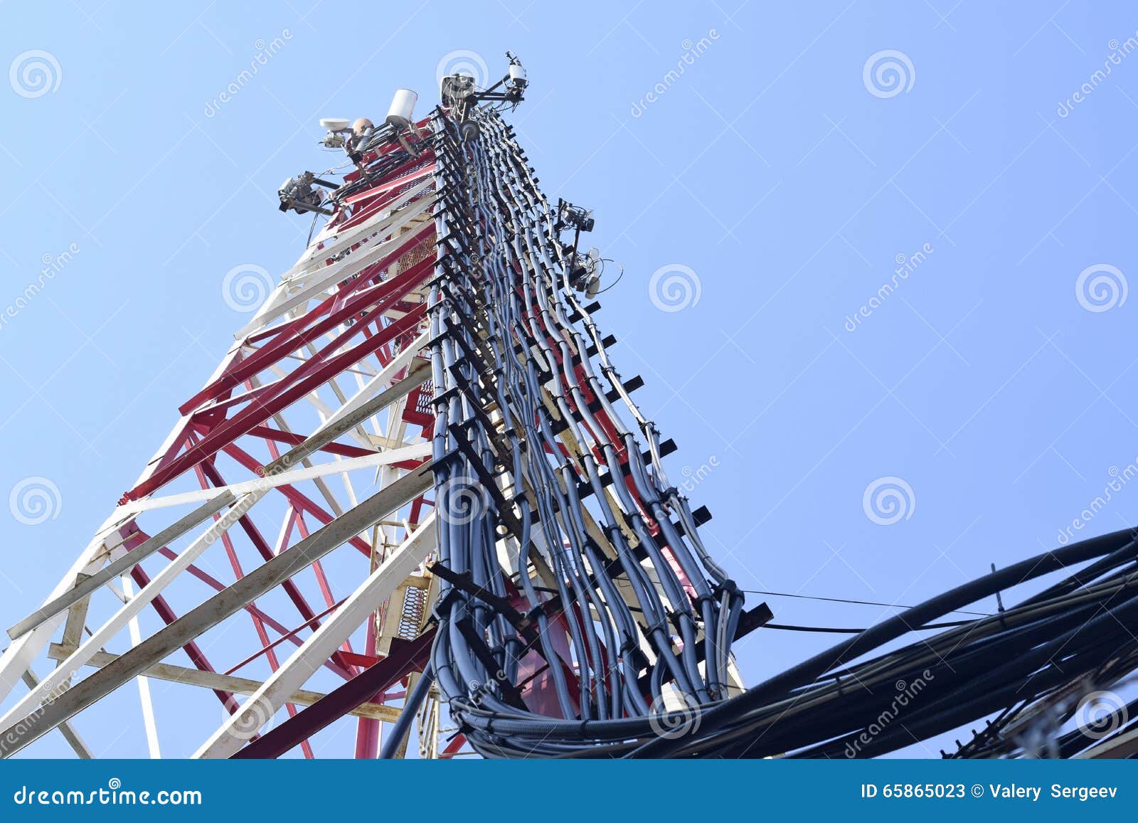 Base Station Antennas of Cellular Communication Stock Image - Image of ...