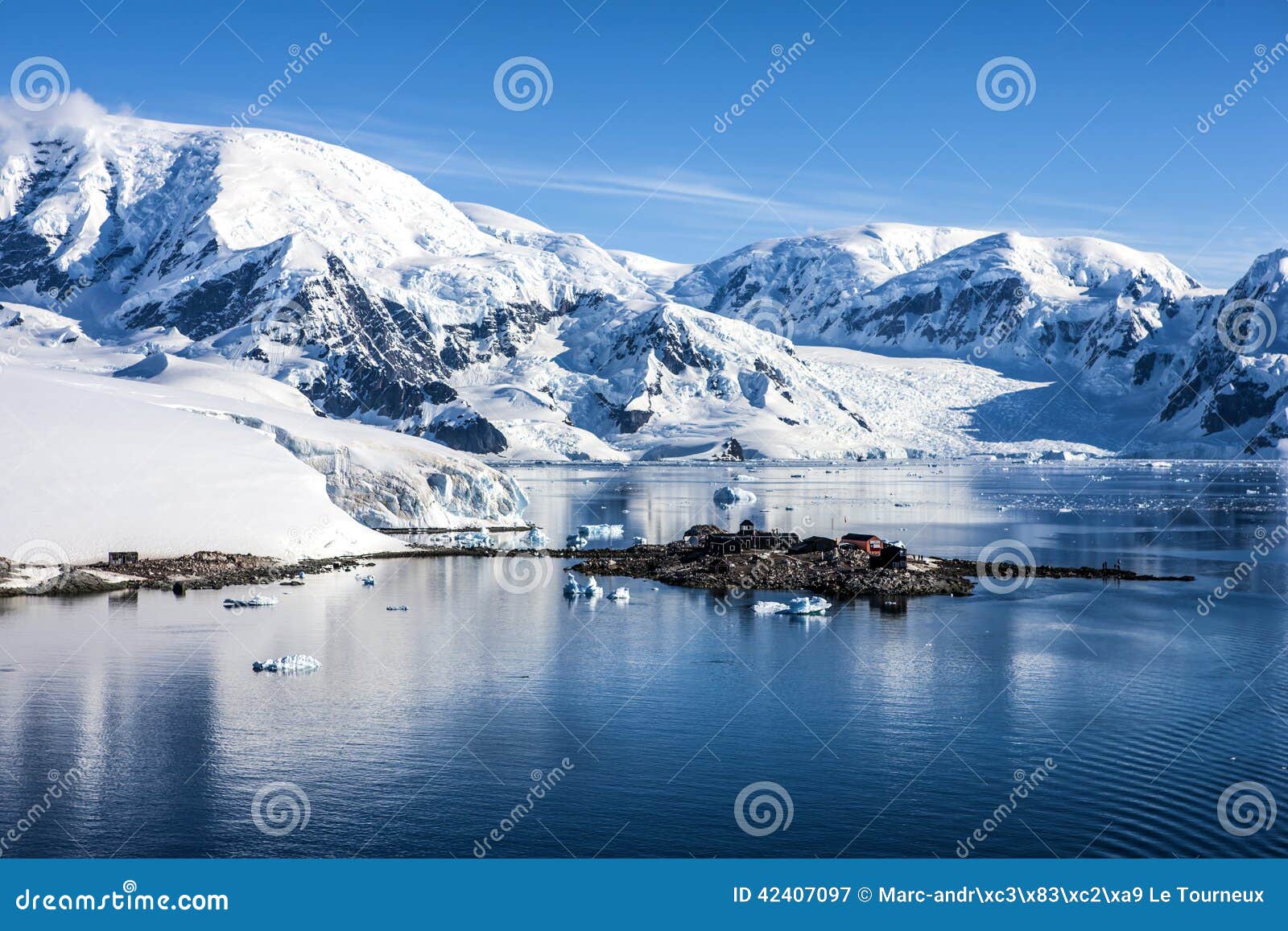 Base Station-3 Di Chileen Di Ricerca Dell'Antartide Fotografia ...