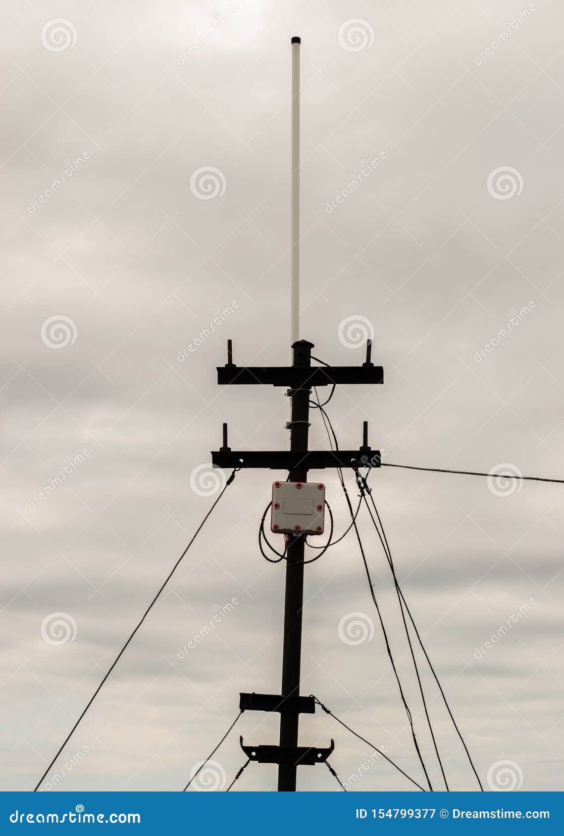 Base Station LoRaWAN. Wireless Data Transfer Stock Image - Image of ...