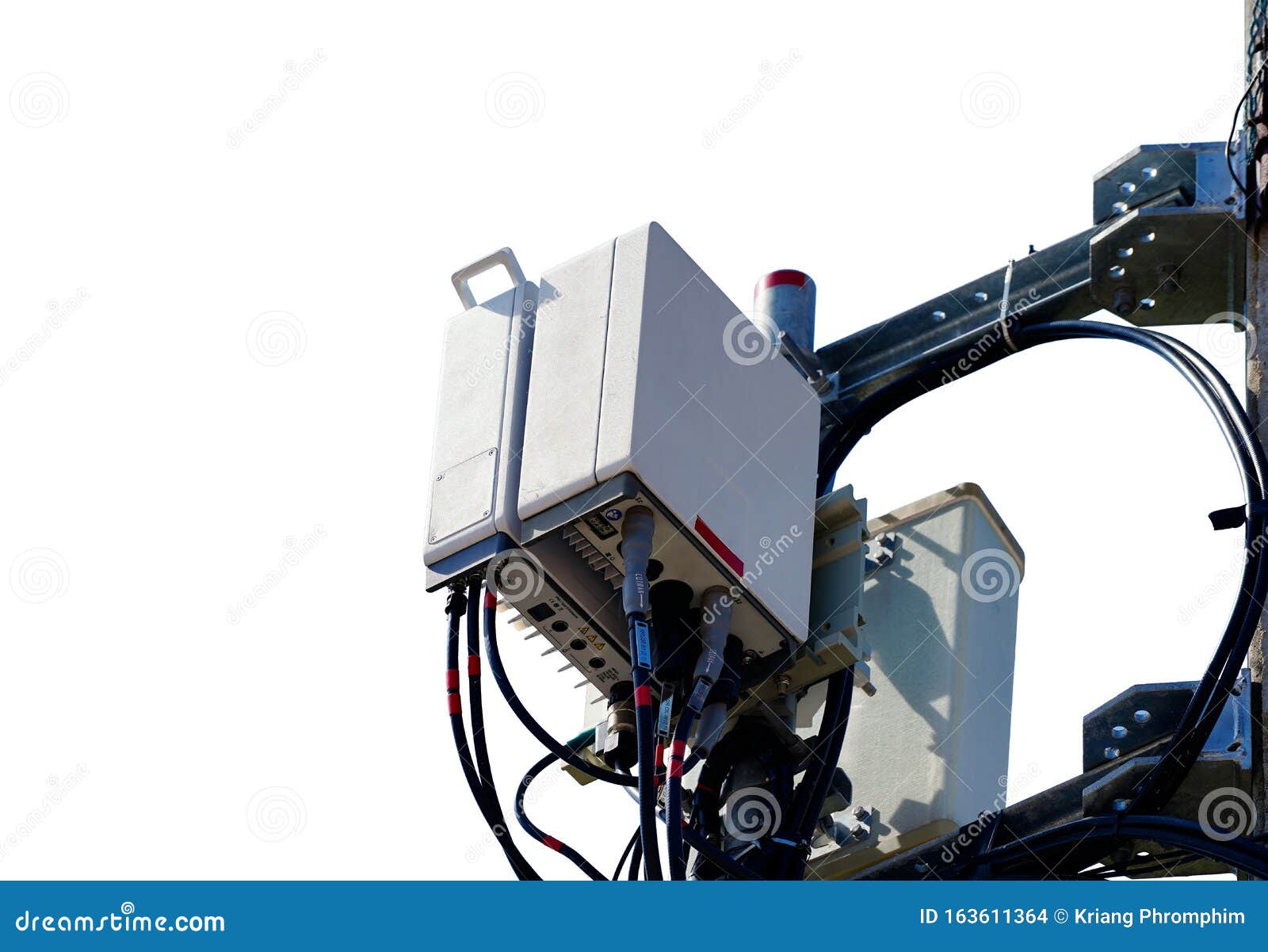 Small Cell/3G, 4G, 5G on Electricity Post. the Radio Based Technology ...