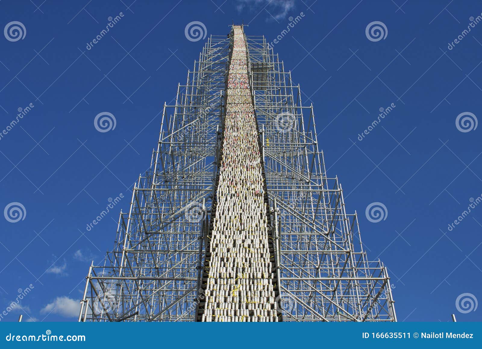 Base or Structure for Placing Fireworks Stock Image - Image of ...