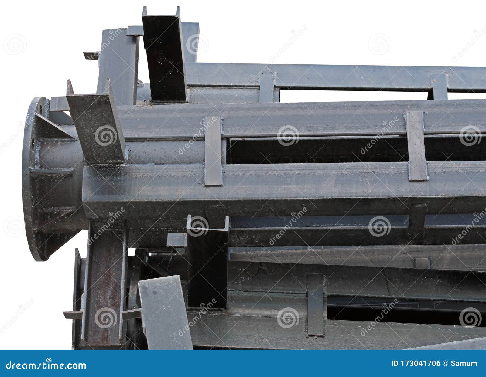 Base of the Support of the Column of Street Lighting Stock Photo ...