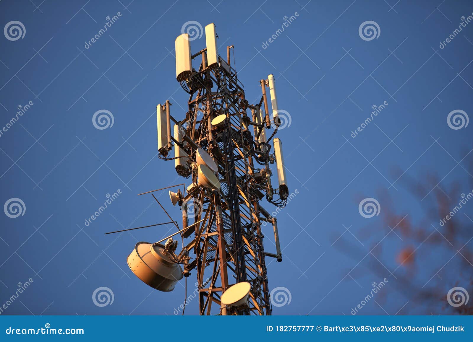 A Base Transceiver Station BTS Stock Image - Image of interaction ...