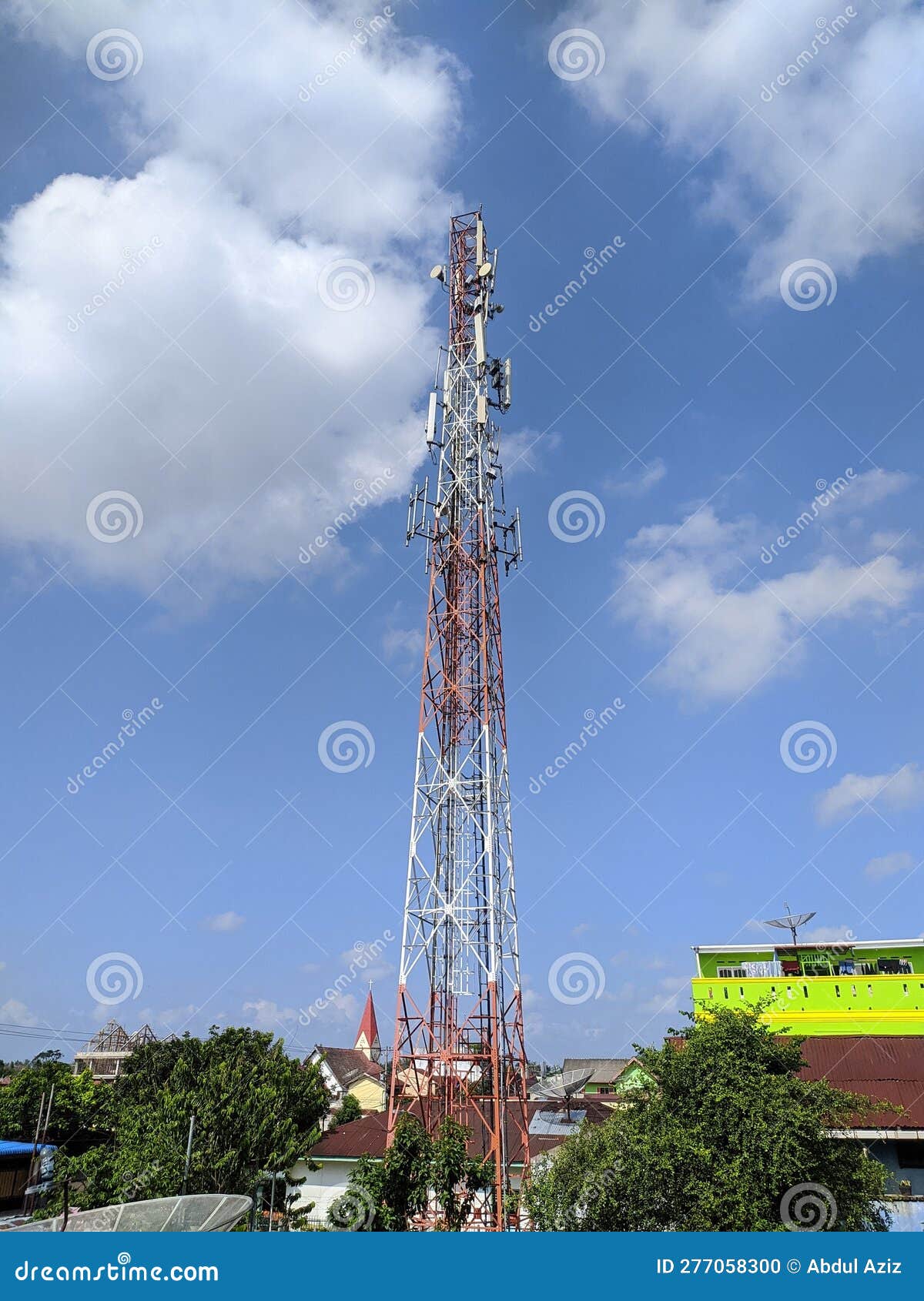 A Base Transceiver Station BTS, Telecommunication BTS Stock Photography ...