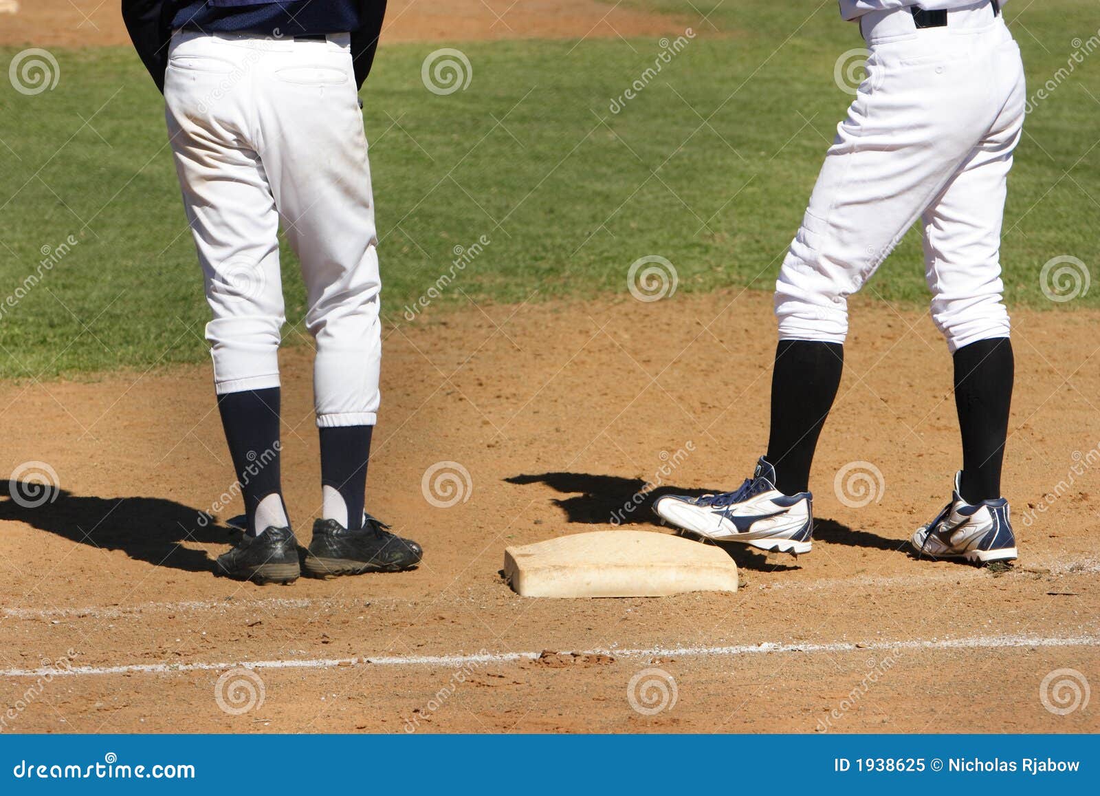 Baseball stock image. Image of safe, lines, uniform, standing - 1938625