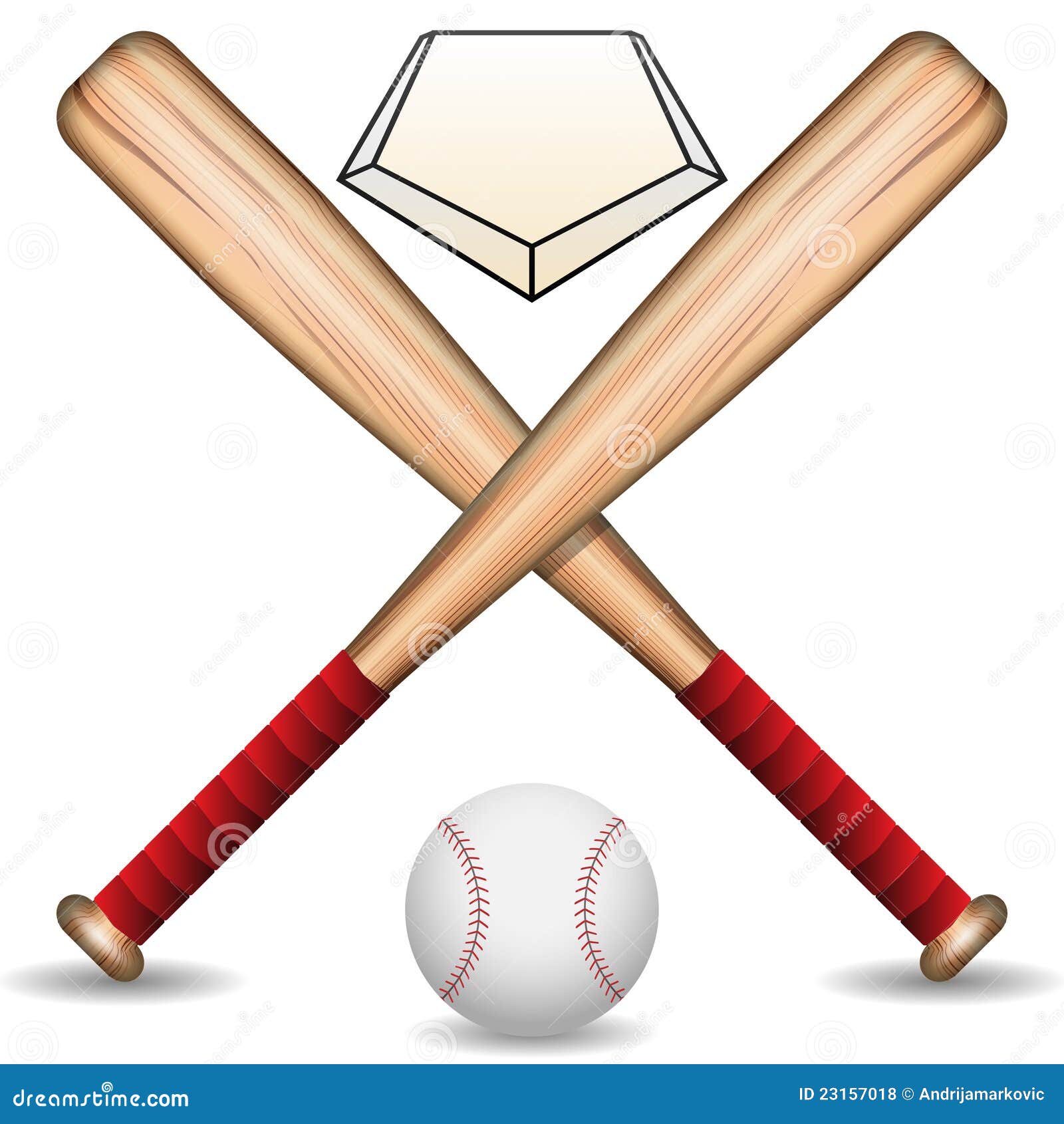Baseball stock vector. Illustration of object, bats, hard - 23157018