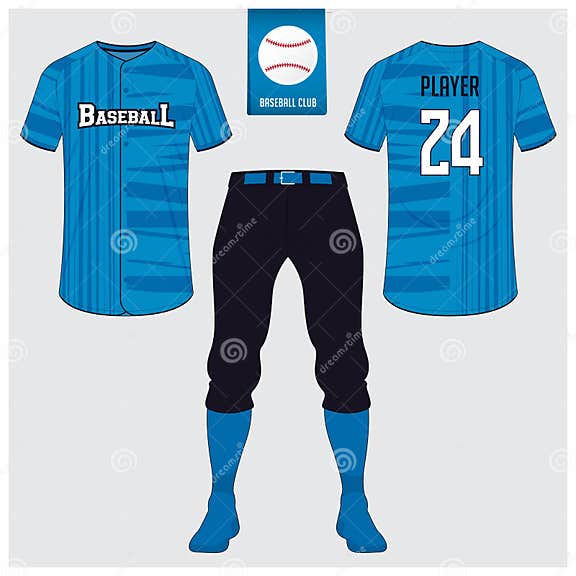 Baseball Uniform or Baseball Jersey Mock Up. Sportswear, T-shirt Sport ...