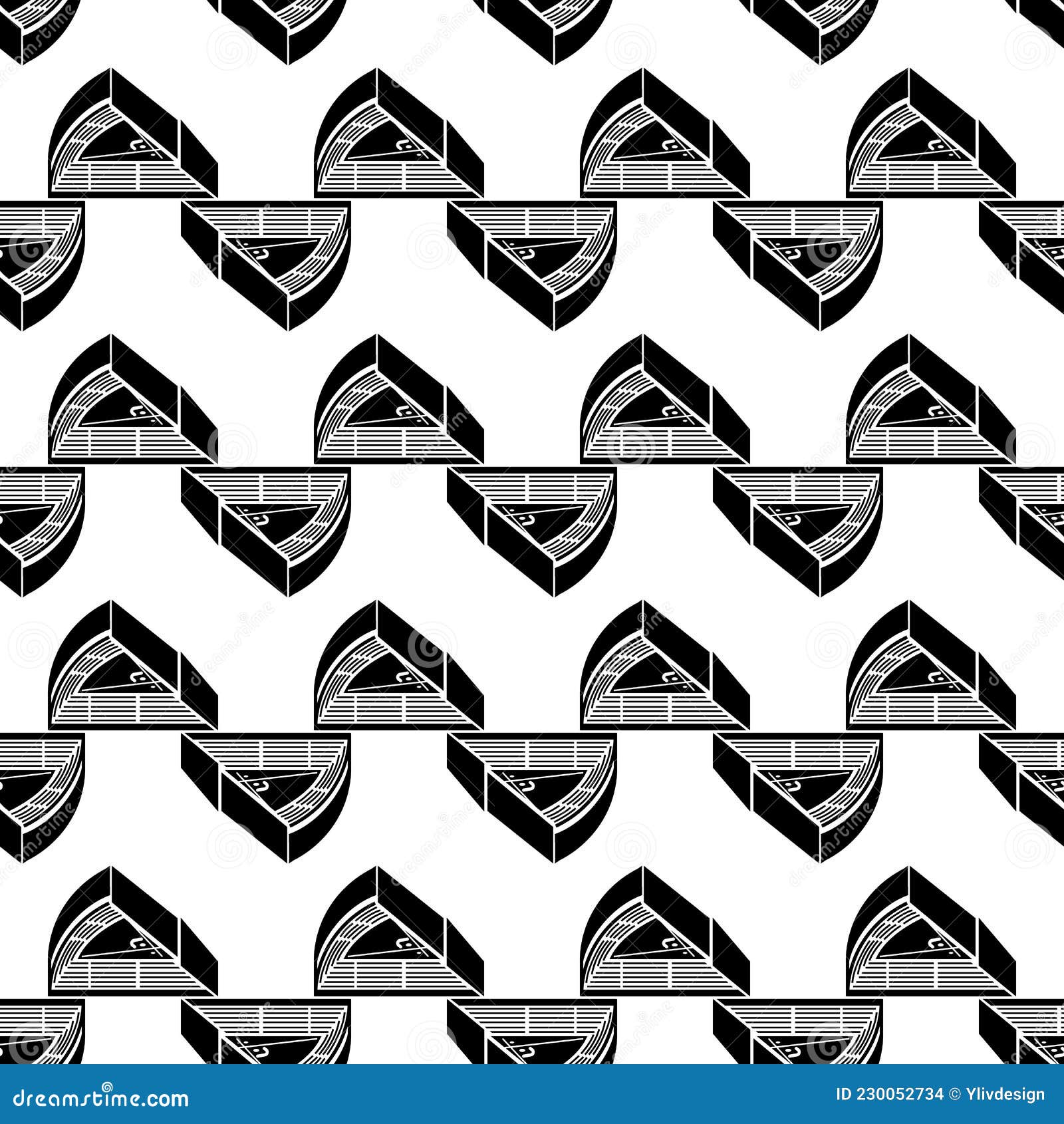 Baseball Arena Pattern Seamless Vector Stock Vector - Illustration of ...