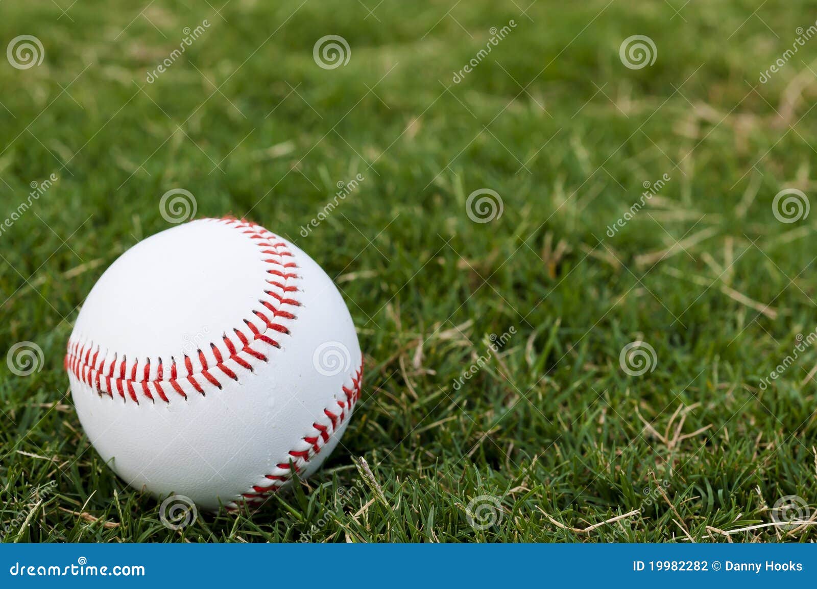 Baseball Auf Feld-Nahaufnahme Stockfoto - Bild von aktivität, innenfeld ...