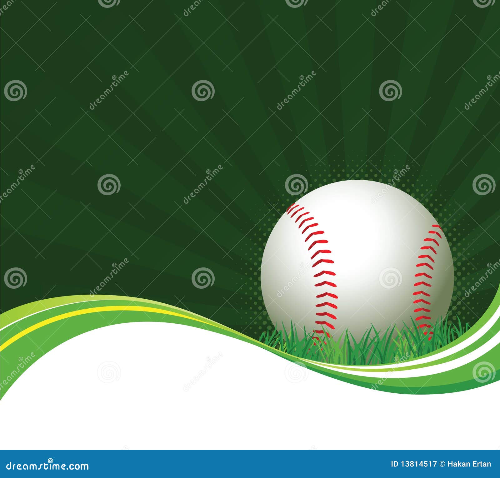 Baseball Background stock vector. Illustration of ball - 13814517
