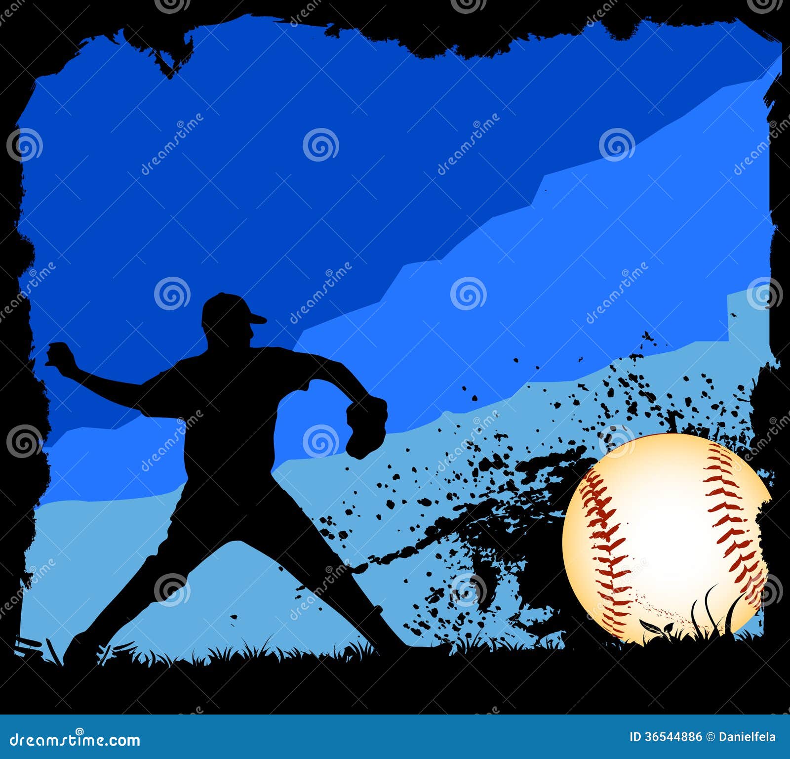 Baseball background ball stock illustration. Illustration of pursuit ...