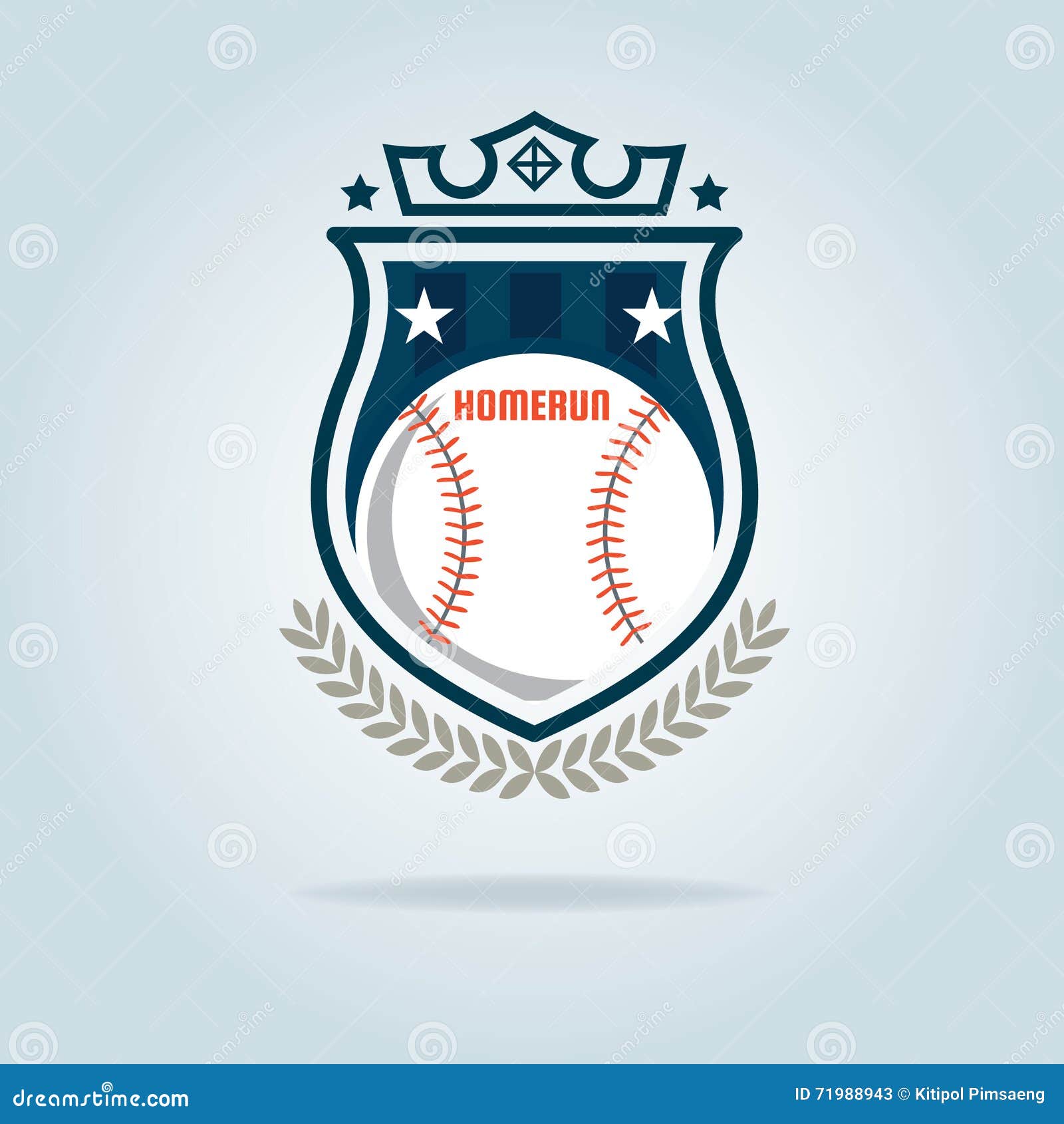 Baseball badge sport logo stock vector. Illustration of ball - 71988943