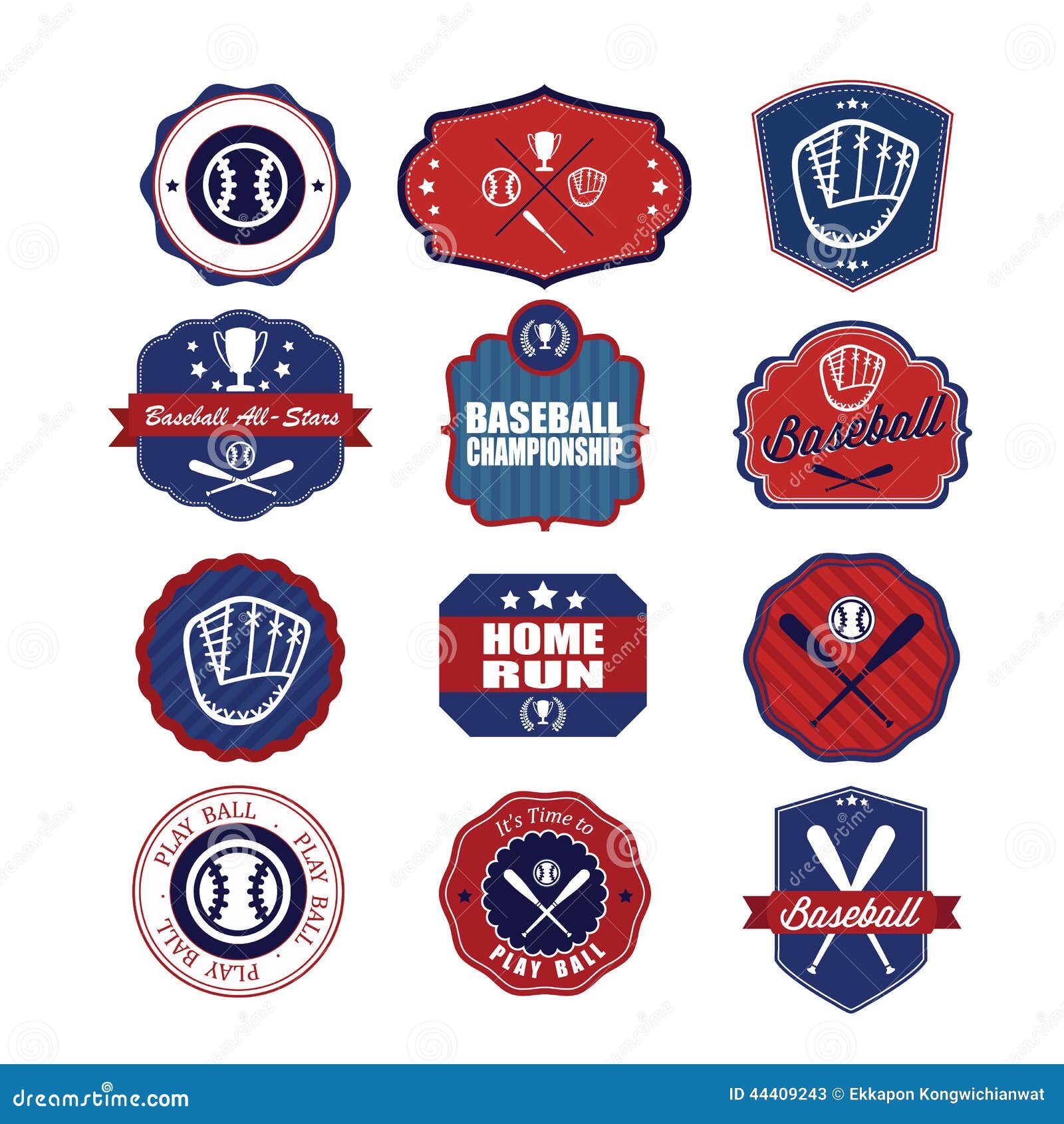 Baseball Badges Set Stock Illustrations – 526 Baseball Badges Set Stock ...