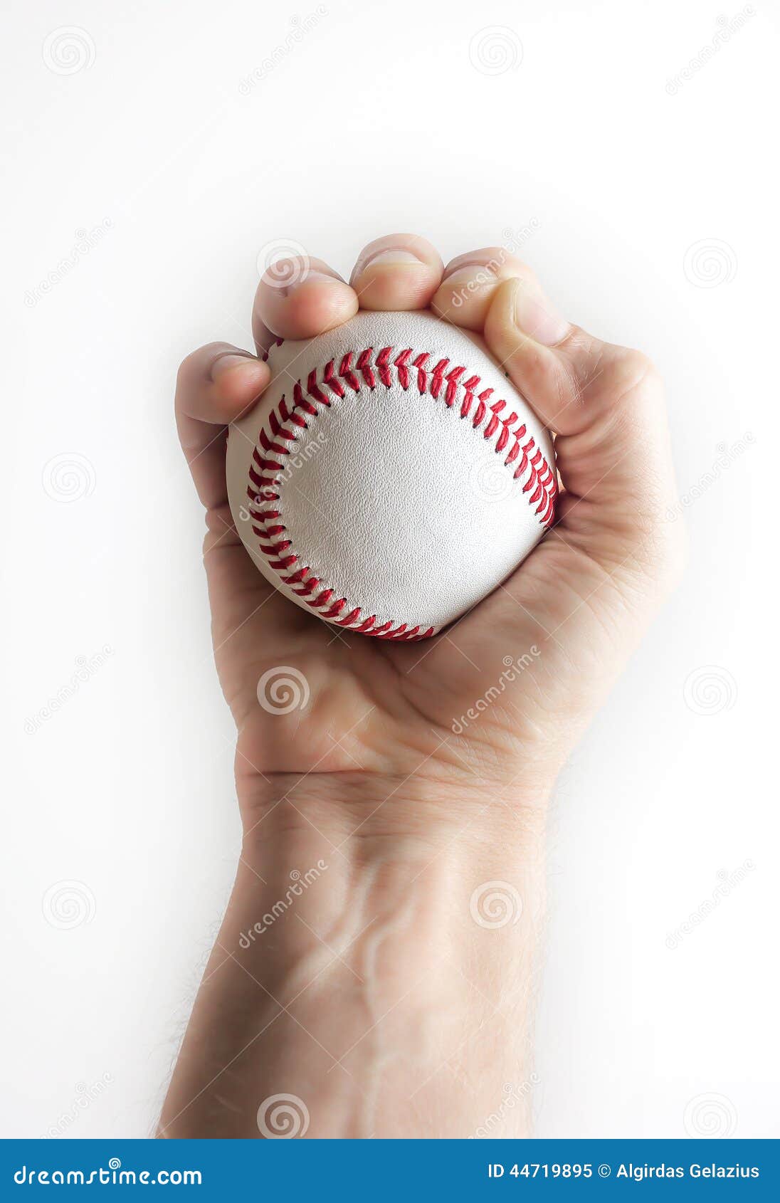 Baseball ball in the hand stock image. Image of baseball - 44719895