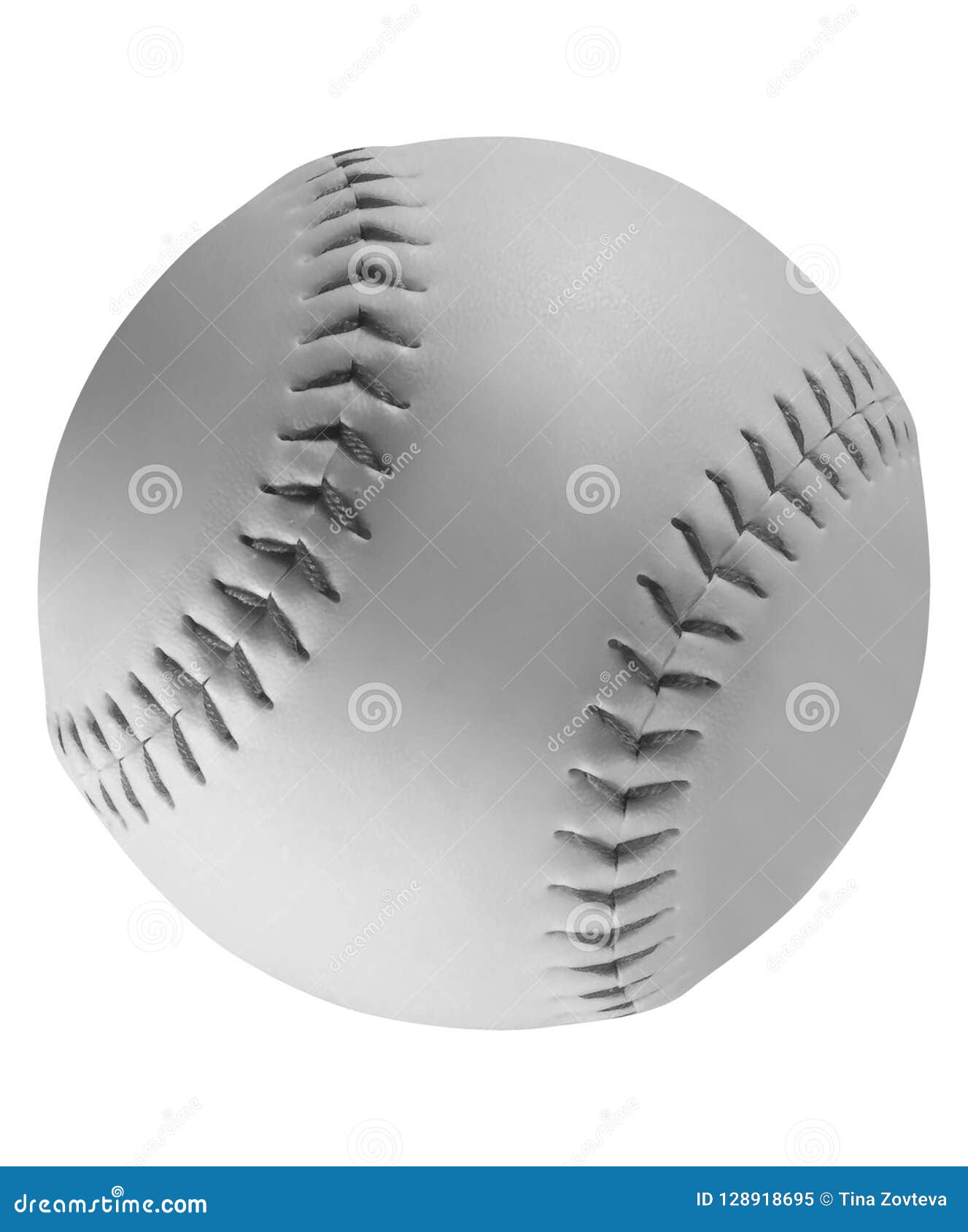 Baseball Ball Isolated on White Stock Image - Image of isolated, game ...