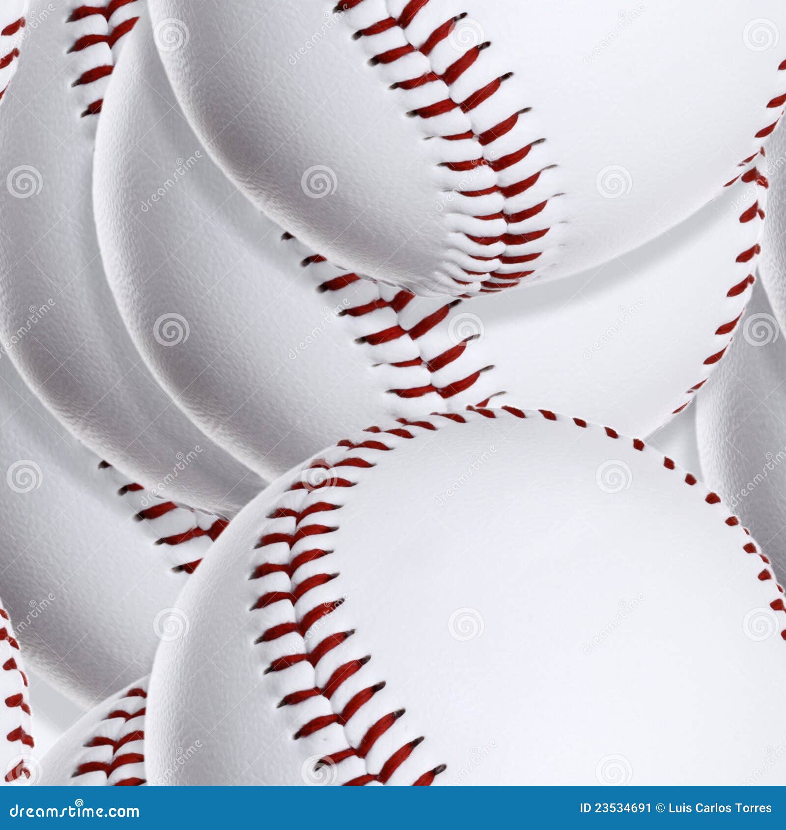 Baseball Ball (Seamless Texture) Stock Illustration - Illustration of ...